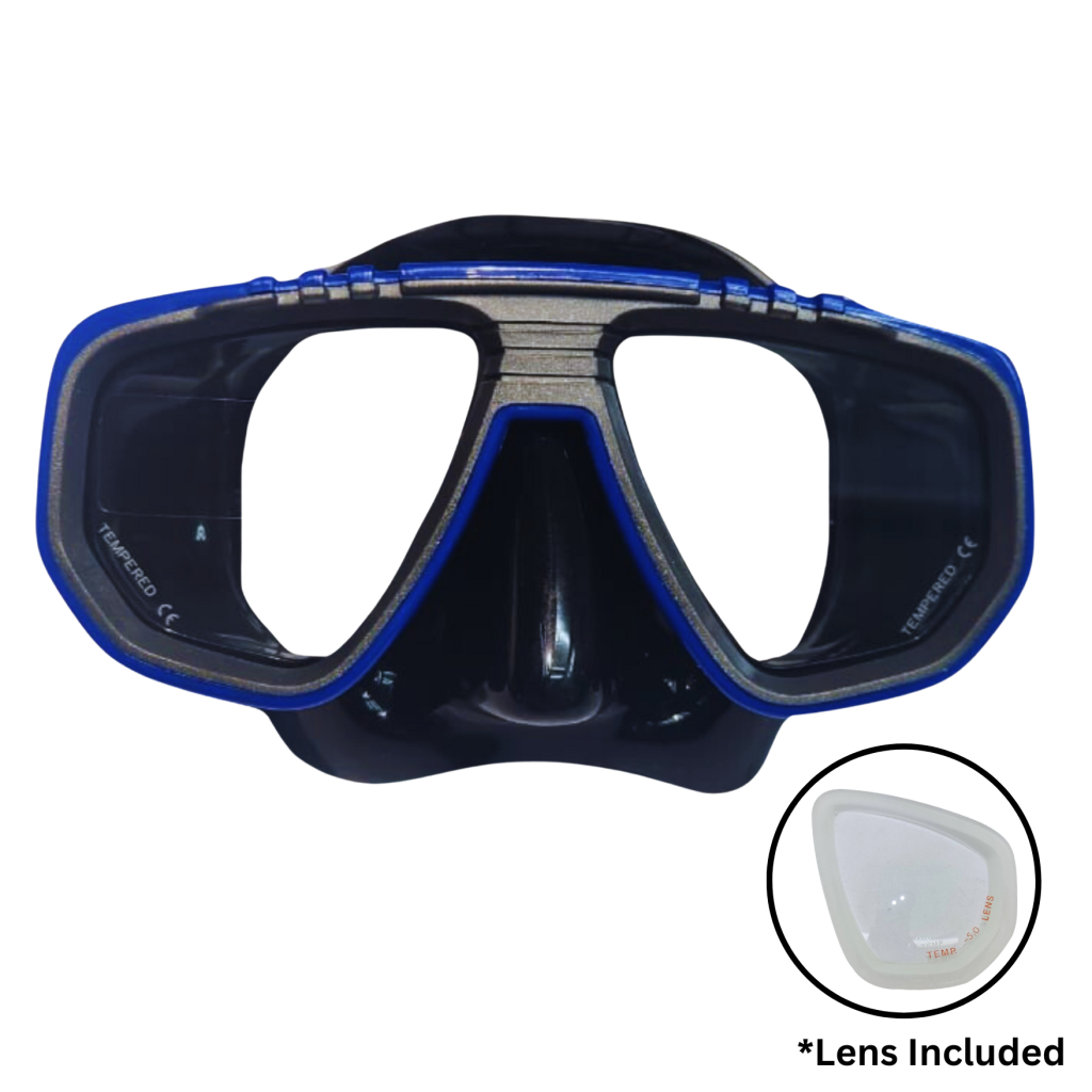 Seapro RM1083 Powered Lens Dive Mask Package (Powered Dive Mask ...