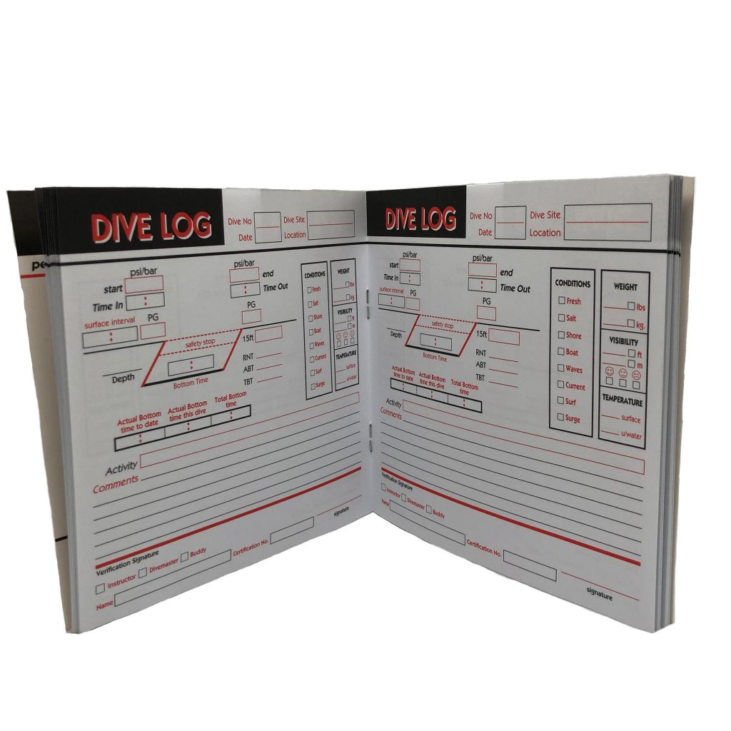 Seapro Dive Log Book – Rainbow Runner Asia Sdn Bhd